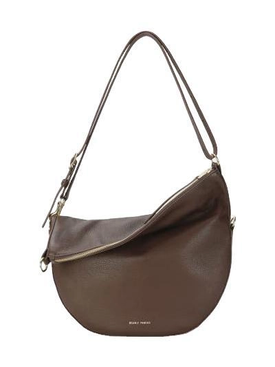 DEADLY PONIES Leopard Hobo - Cocoa