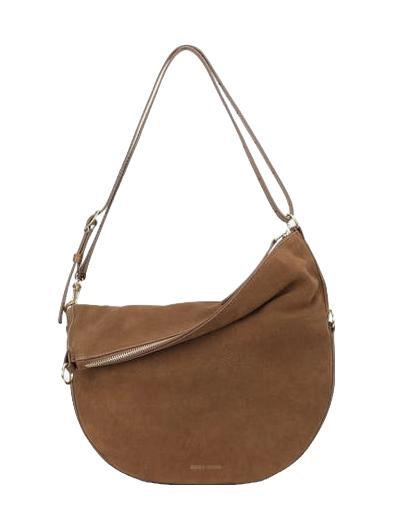 DEADLY PONIES Leopard Hobo - Hazel Suede
