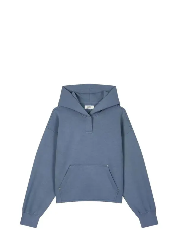 STUDIO TOMBOY Kangaroo-pocket Hoodie - Blue