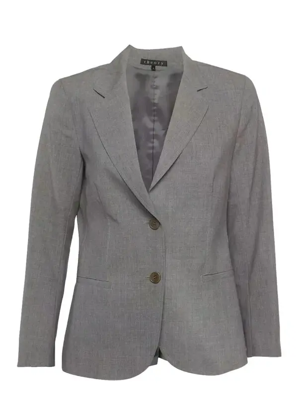 Theory Single-breasted Blazer - Grey