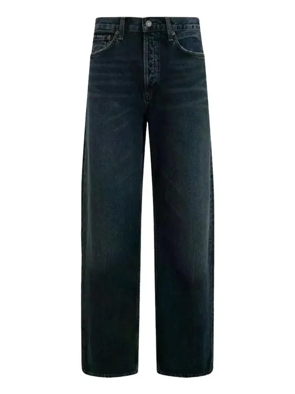 AGOLDE Faded Wide-leg Jeans - Blue