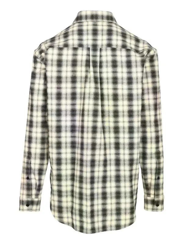 Balenciaga Check-print Flannel Shirt - Neutrals