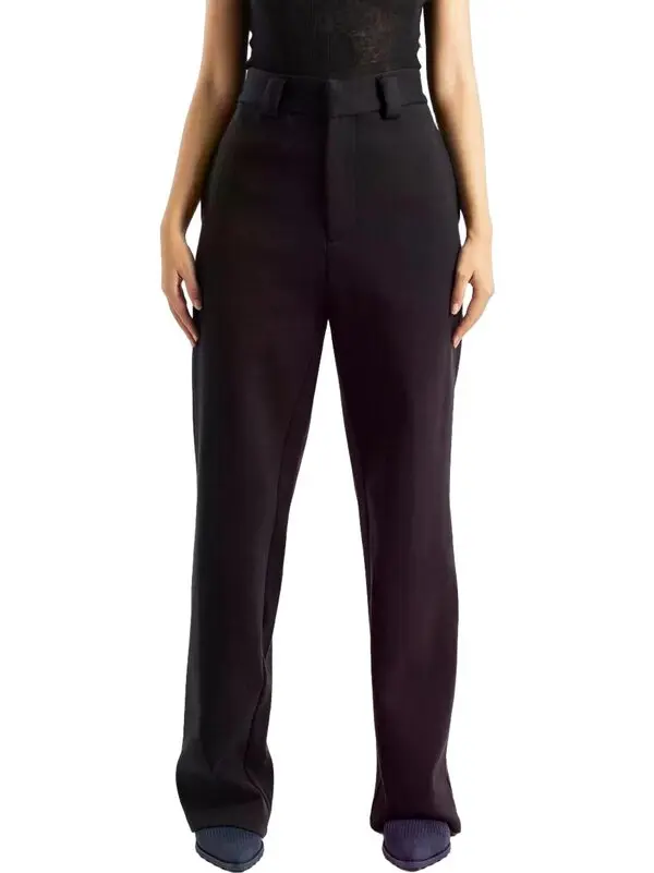 LII Straight-leg Trousers - Black