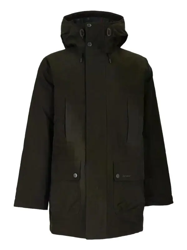 Barbour Northfield Hooded Parka - Green