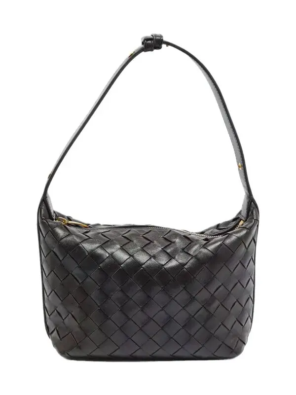 Bottega Veneta Wallace Intrecciato Mini Bag - Brown