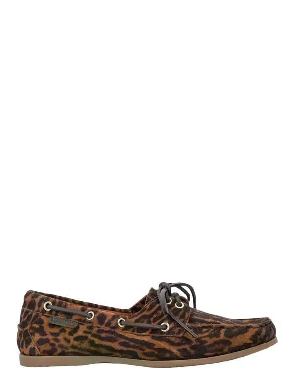 TOM FORD Robin Animal-print Suede Loafers - Brown