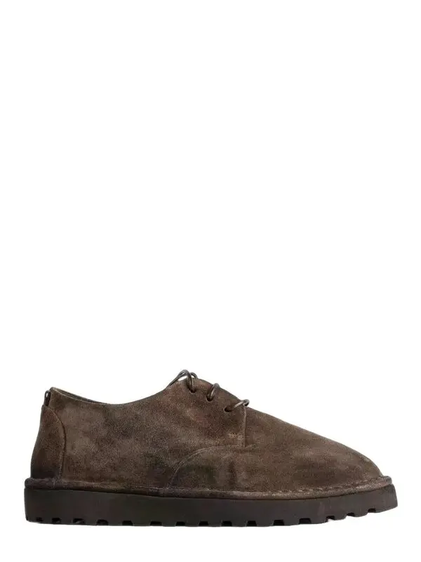 Marsèll Sancrispa Lace-up Suede Derby Shoes - Brown