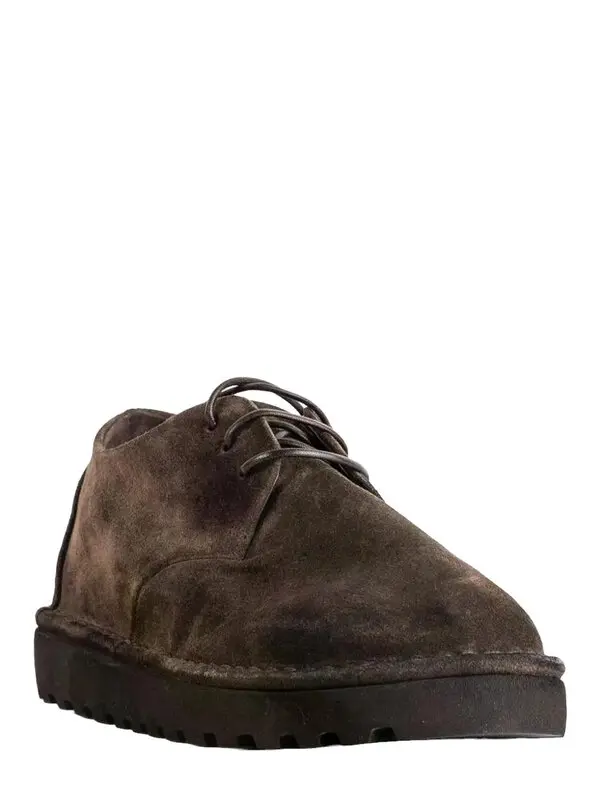 Marsèll Sancrispa Lace-up Suede Derby Shoes - Brown
