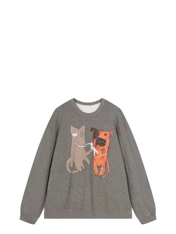 JNBY Graphic-print Sweatshirt - Grey