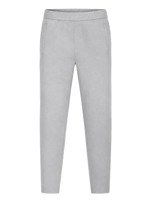 Emporio Armani Elasticated-waistband Track Pants - Grey