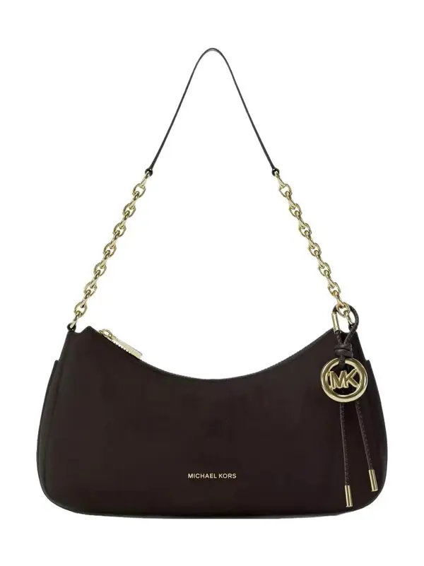 Michael Kors Nolita Medium Nubuck Chain Pochette - Brown