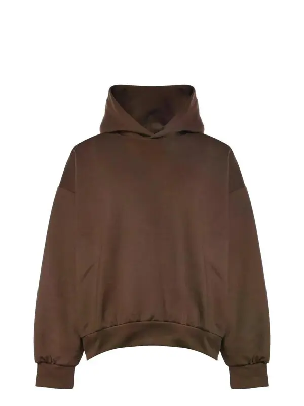 GIULIANO GALIANO Logo-patch Hoodie - Brown
