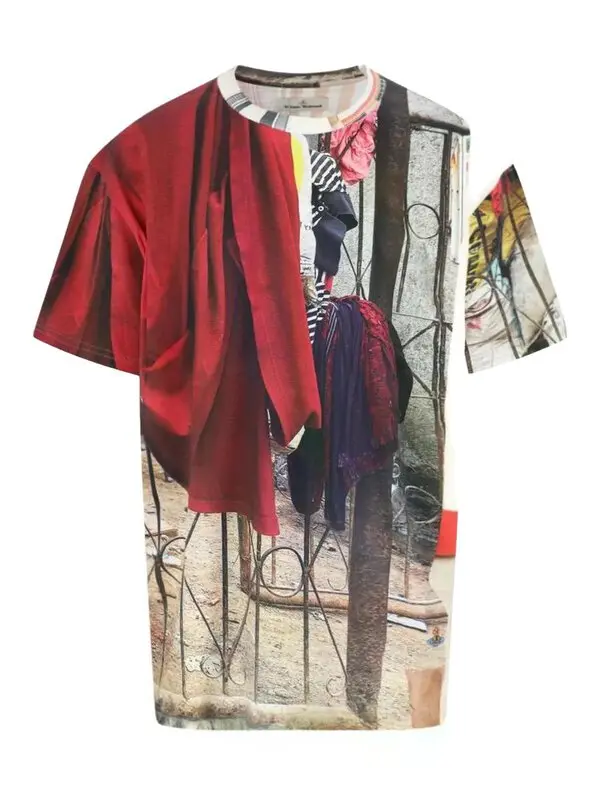 VIVIENNE WESTWOOD Graphic-print T-shirt - Red