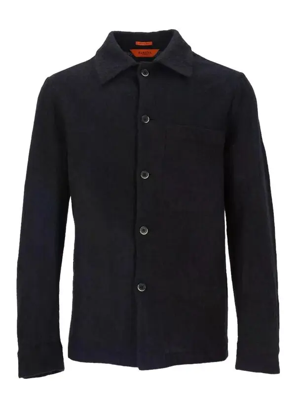 Barena Venezia Cedrone Wool Overshirt - Blue