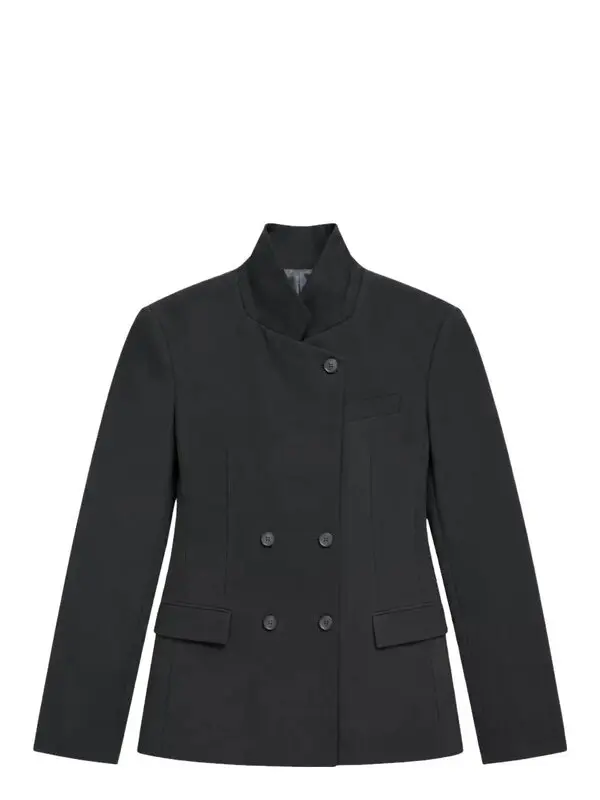 IRO PARIS Double-breasted High-neck Jacket - Black
