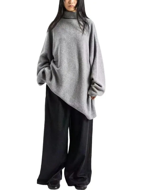 Sofie D'hoore Oversized High-neck Sweater - Grey