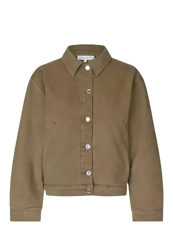 Stine Goya Button-up Denim Jacket - Brown
