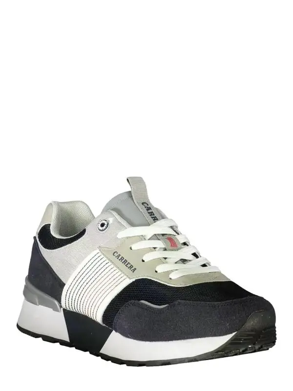 Carrera Eyewear Suede-panelled Mesh Sneakers - Blue