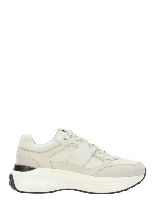 TOD'S Logo-patch Sneakers - Grey