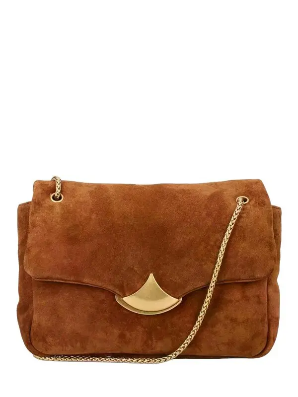 SESSUN Large Puffy Chain-link Shoulder Bag - Brown