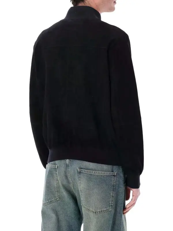 SWD BY S.W.O.R.D. Suede Button-up Jacket - Blue