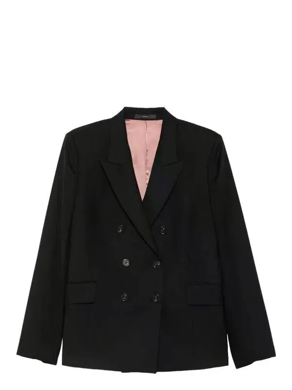 Paul Smith Double-breasted Peak-lapel Blazer - Black
