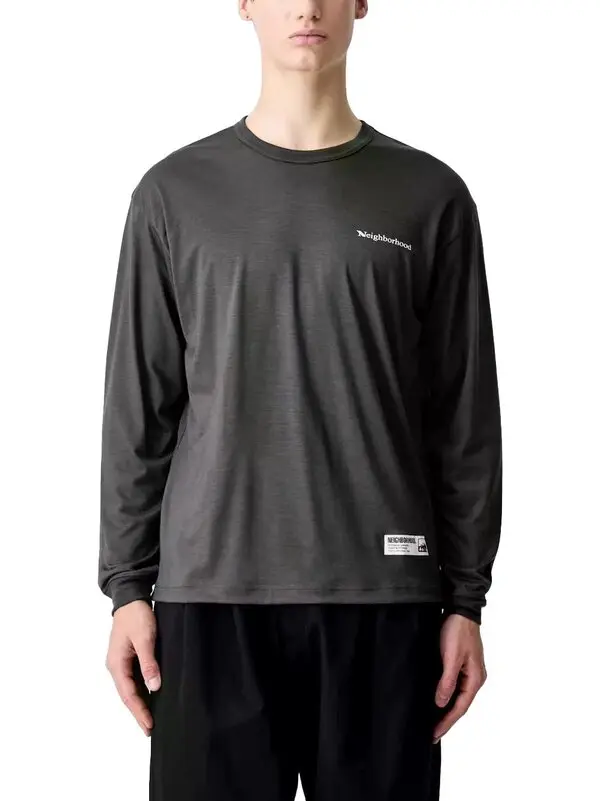 NEIGHBORHOOD Logo-print Long-sleeve T-shirt - Grey