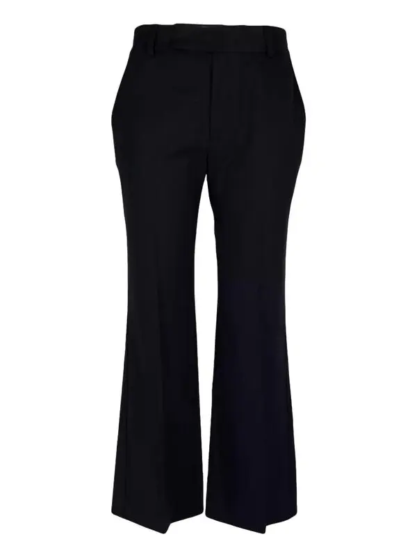 Proenza Schouler Marlene Flared-leg Trousers - Black
