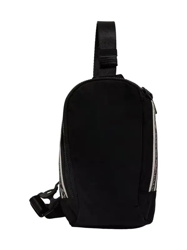 EA7 Logo-tape Sling Bag - Black