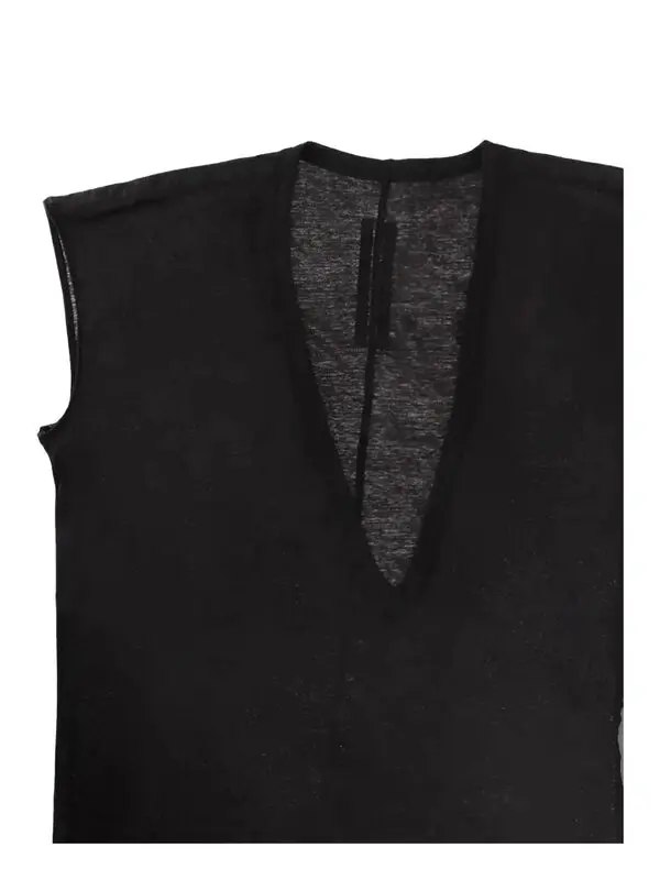 Rick Owens Dylan V-neck T-shirt - Black