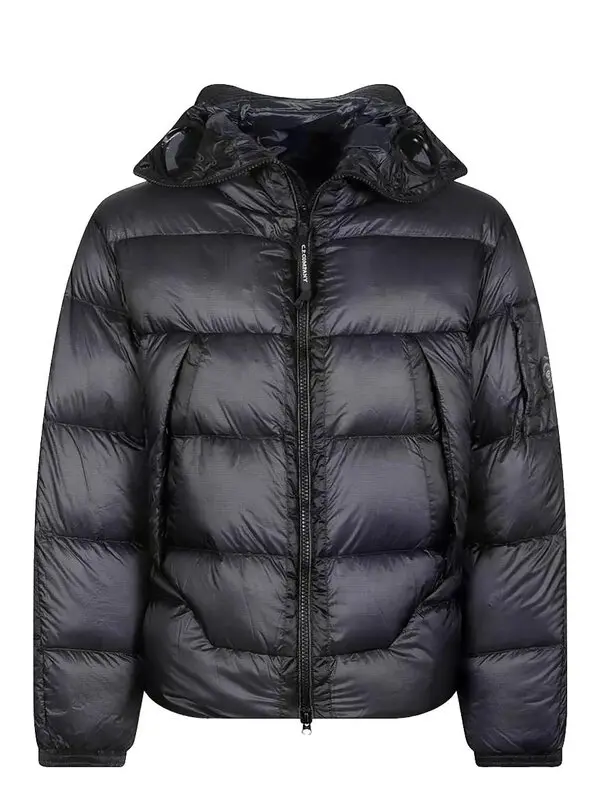 C.P. COMPANY D.d. Shell Explorer Lens Down Jacket - Blue