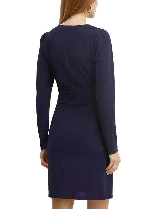 MORGAN Buckle-detail Mini Dress - Blue