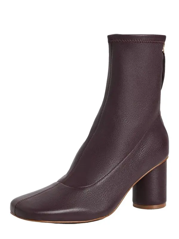 Farm Rio Classic Plain Booties - Merlot