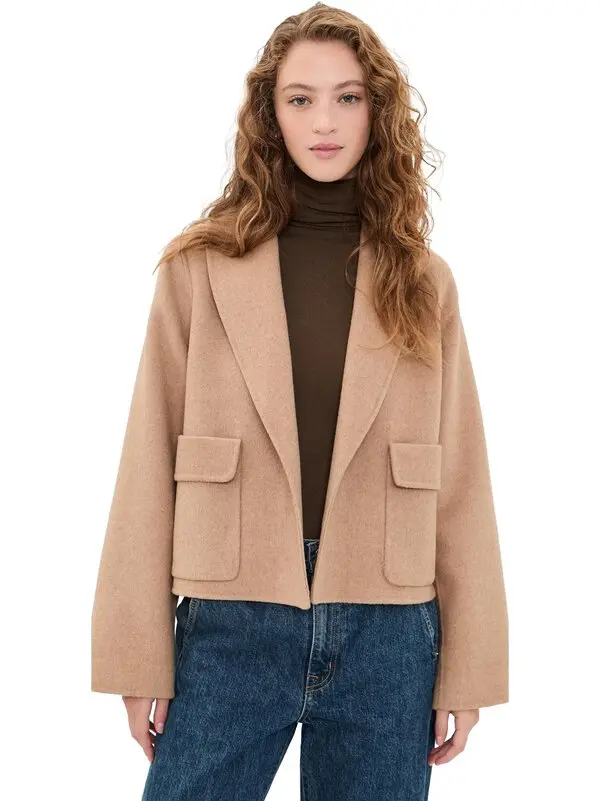 Splendid X Cella Jane Crop Icon Coat - Praline