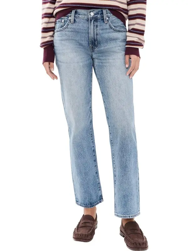 PISTOLA Issa Ankle Relaxed Ankle Straight Jeans - Metropolis