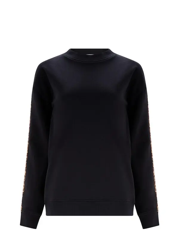 SUGARHILL BRIGHTON Magda Sweatshirt Leopard - Black