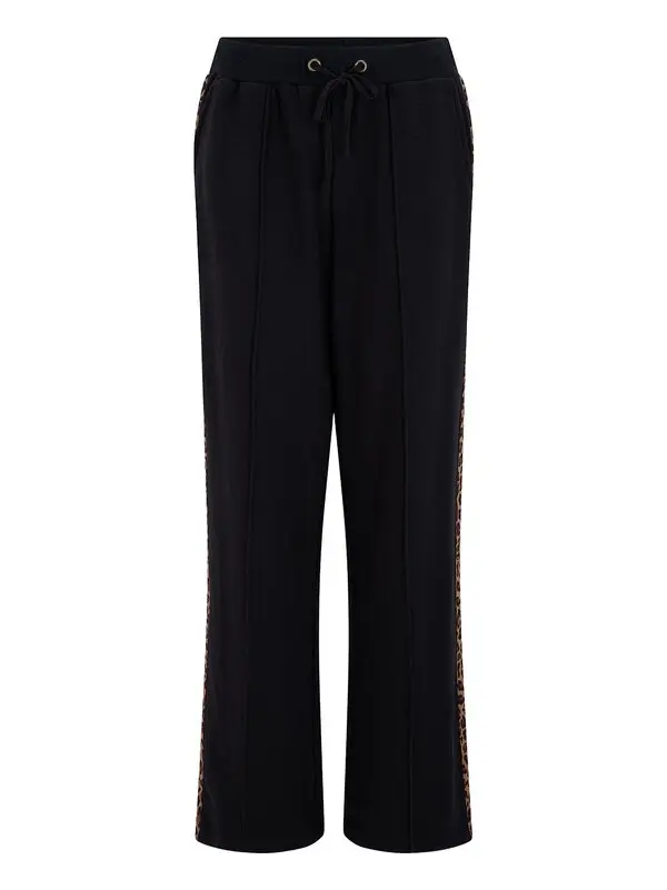 SUGARHILL BRIGHTON Enya Joggers Leopard - Black