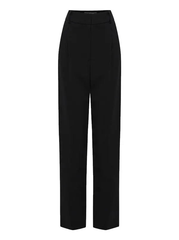 EXQUISE Wide Leg Pants - Black