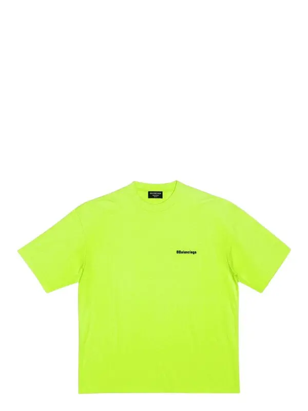 Balenciaga Bb Corporate T-shirt Medium Fit - Yellow