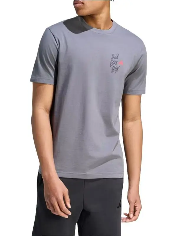 Adidas Motorsport Box 3 Graphic T-shirt Asia Sizing 'grey - Grey Five