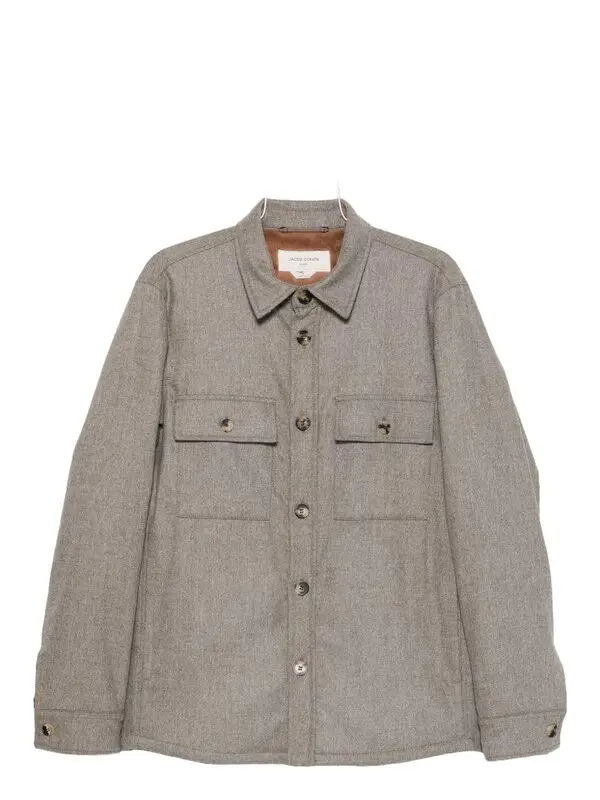 JACOB COHЁN Wool Jacket - Beige