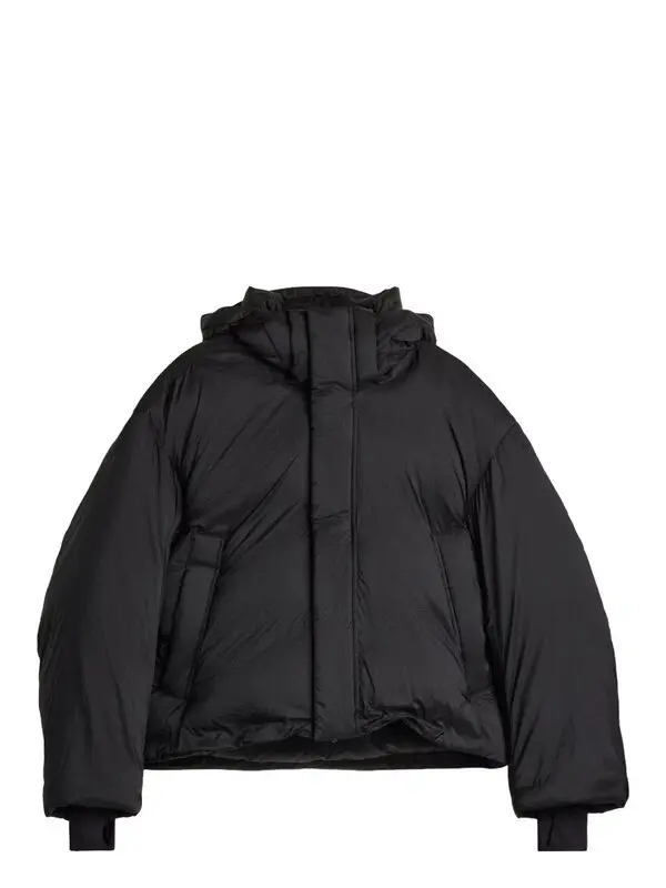 Y3 Short Puffer Jacket - Black