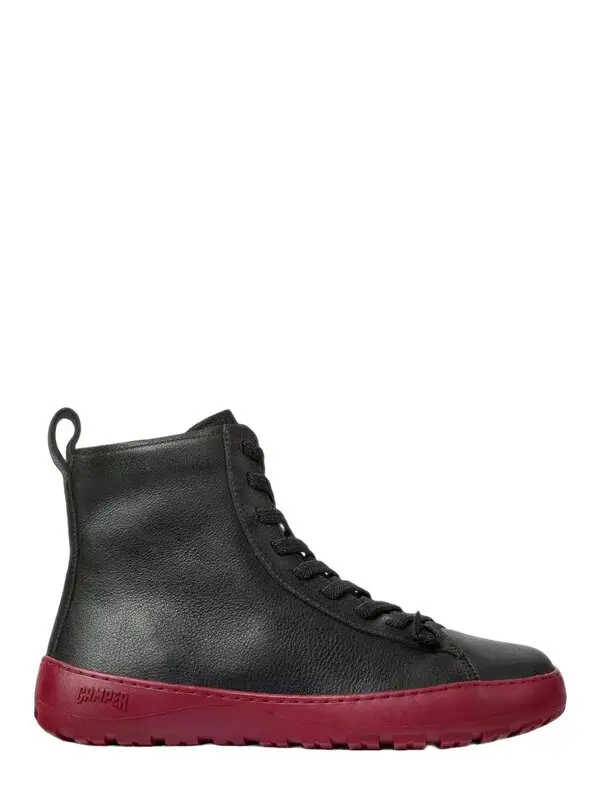 Camper Lace-up Ankle Boots - Black