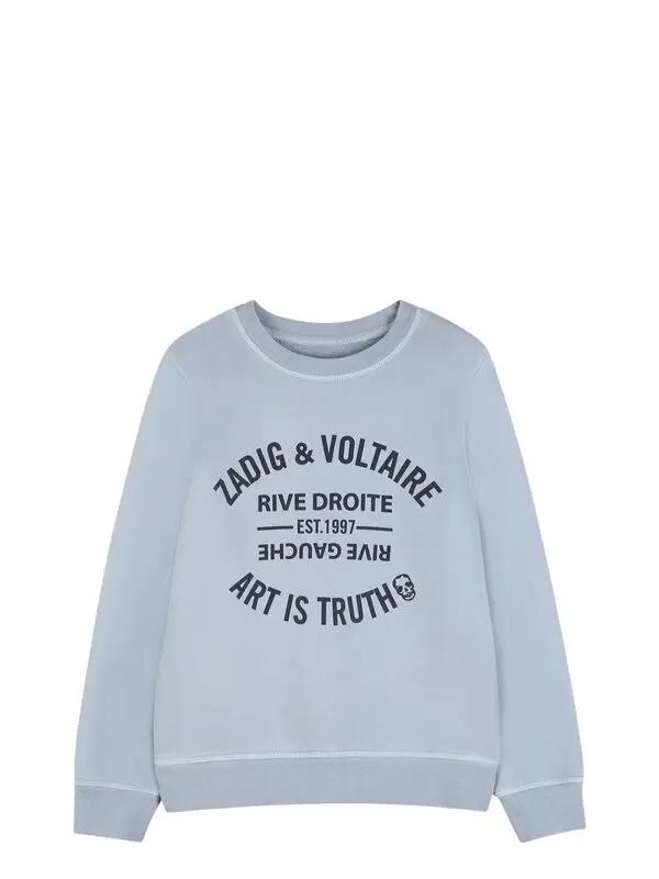 Zadig&Voltaire Crew-neck Sweatshirt - Light Blue