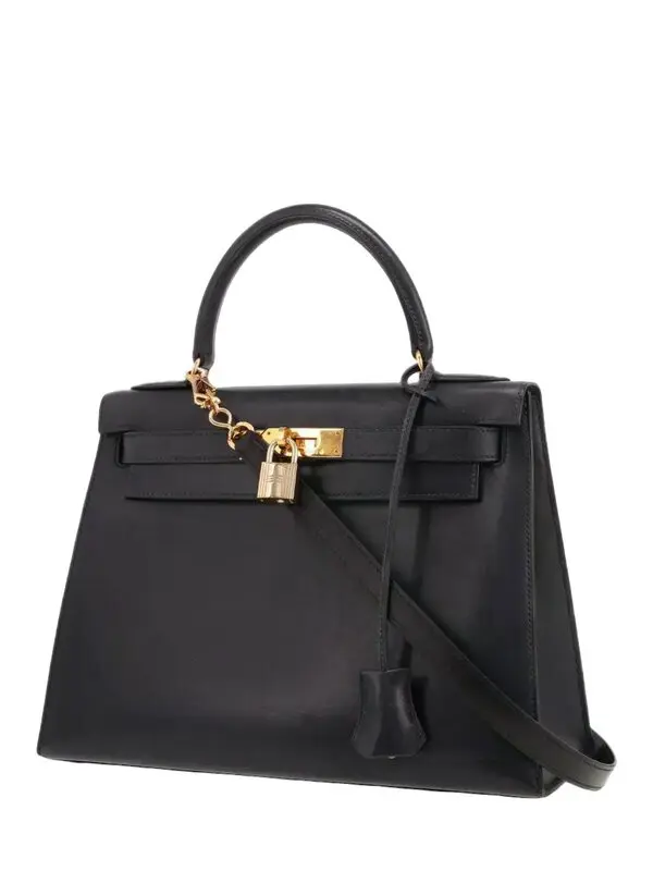 Hermès 1996 28 Kelly Tote Bag - Blue