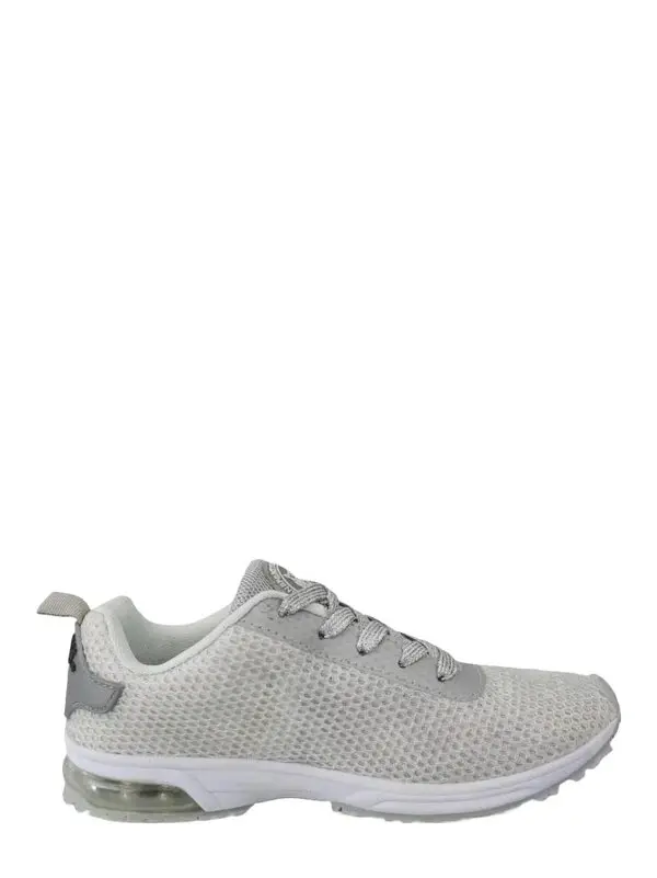 PLEIN SPORT Glitter Mesh Sneakers - Grey