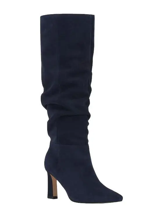 Vince Camuto Genisa Knee High Leather Boot - Deep Navy