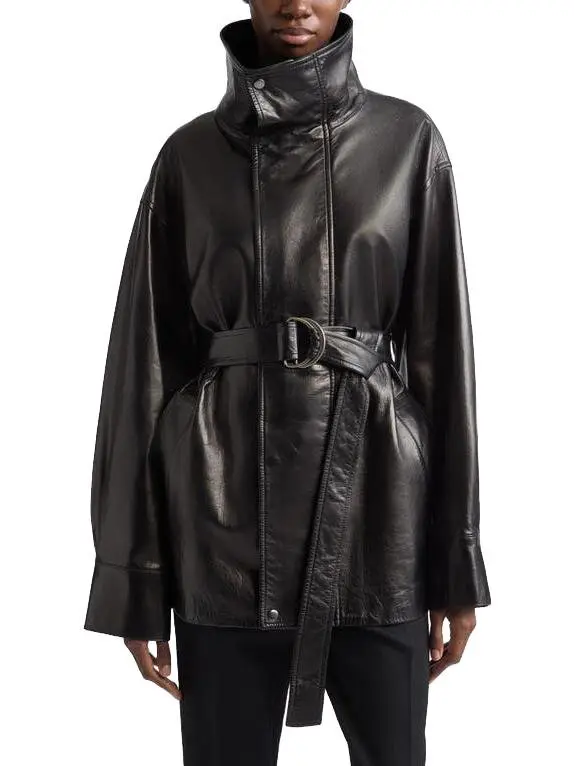 HEIRLOME Ellis Leather Jacket - Black