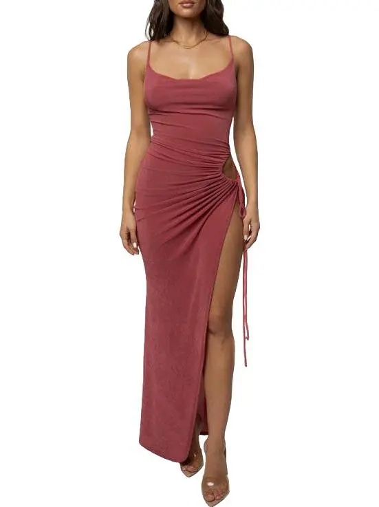 JLUXLABEL High Standards Maxi Dress - Berry