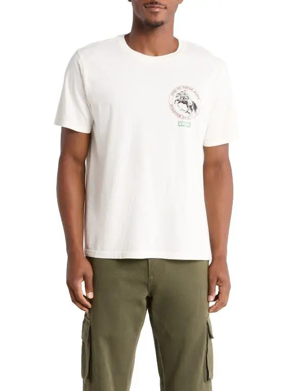 ONE OF THESE DAYS Milling Co. Cotton Graphic T-shirt - Bone